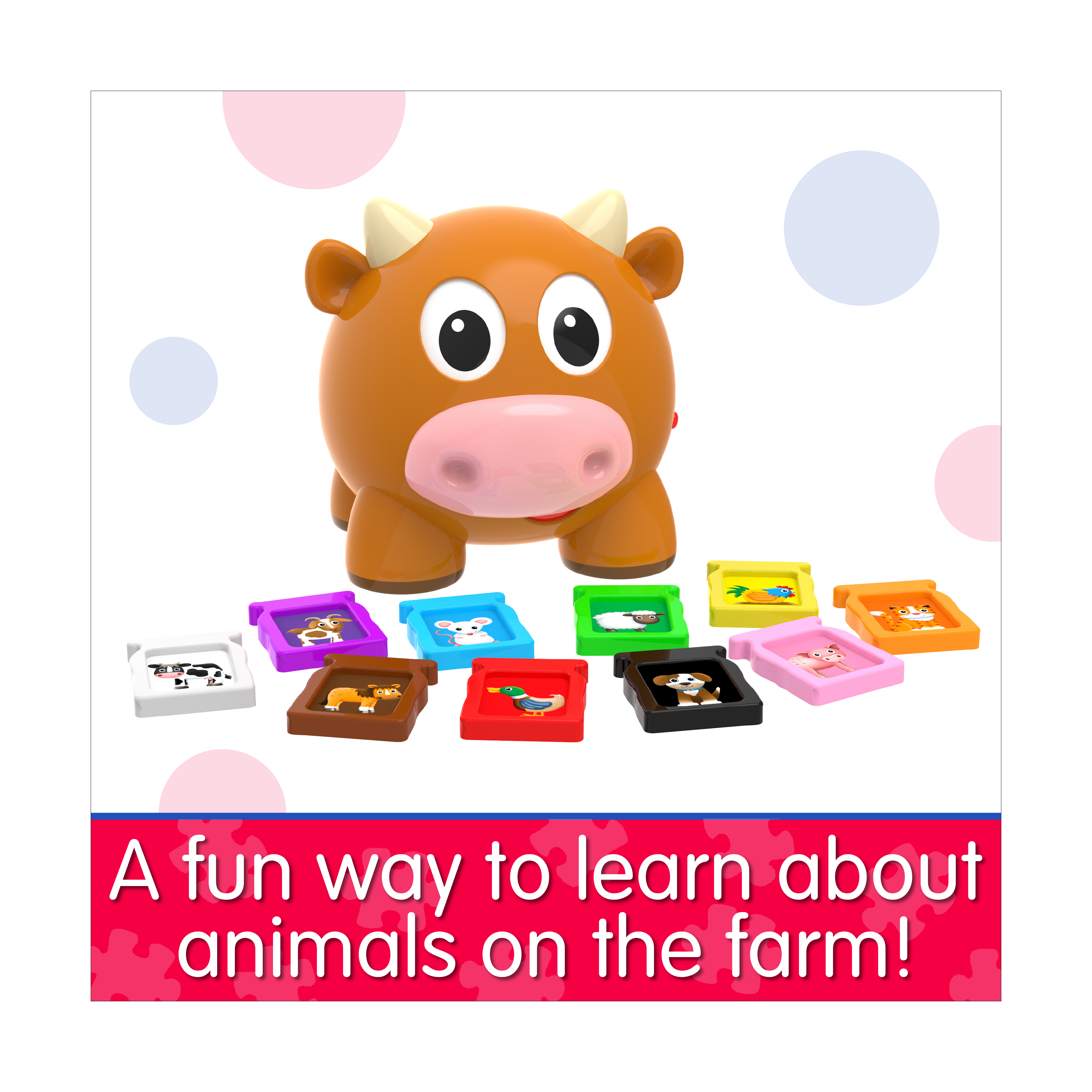 New - The Learning Journey Learn with Me - Animal Farm Cow - Ages 2-5 ...
