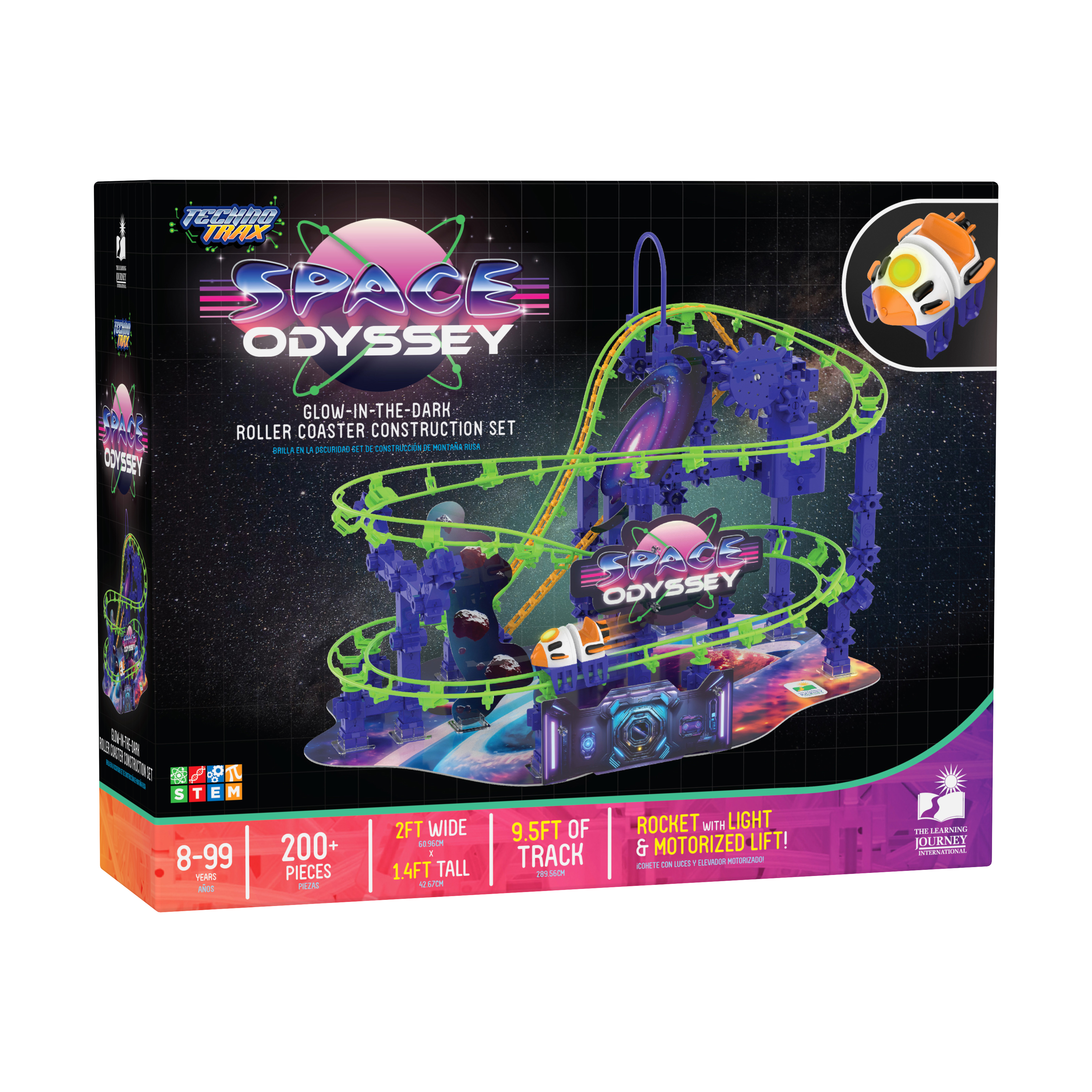 New - The Learning Journey Techno Trax - Space Odyssey: 200+ Pcs - Ages ...